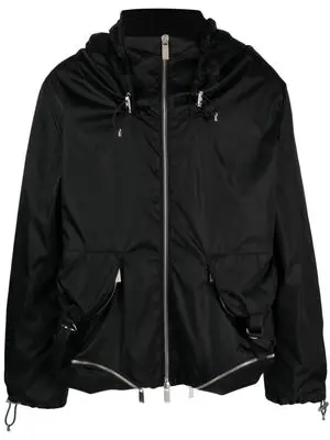 Off-White Lightweight Hooded Jacket - Black