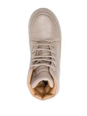 Marsèll 65mm Bombo Leather Boots - Neutrals