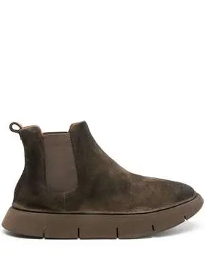 Marsèll 30mm Intagliata Suede Chelsea Boots - Brown