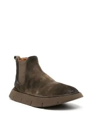 Marsèll 30mm Intagliata Suede Chelsea Boots - Brown