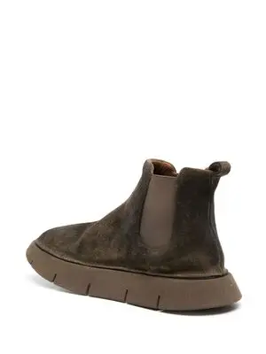 Marsèll 30mm Intagliata Suede Chelsea Boots - Brown