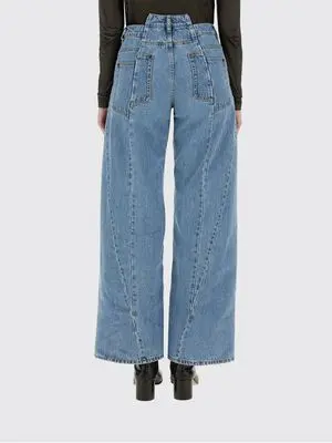 MAISON MARGIELA Wide Leg Jeans - Gnawed Blue