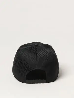 Moschino Jacquard Logo Baseball Cap - Black 1