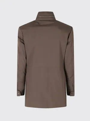 MOORER Knee-length Polyester Parka With High Collar