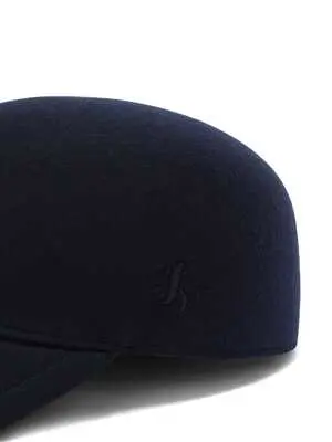 JIL SANDER Embroidered Logo Wool Felt Cap