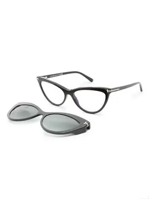 TOM FORD Cat-eye Clip-on Glasses