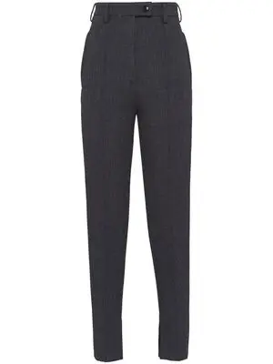 Prada High-rise Natté Trousers