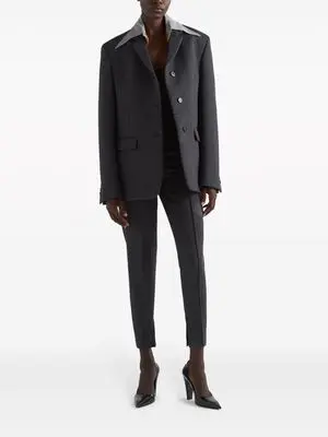 Prada High-rise Natté Trousers