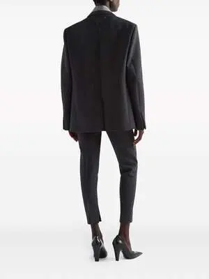 Prada High-rise Natté Trousers