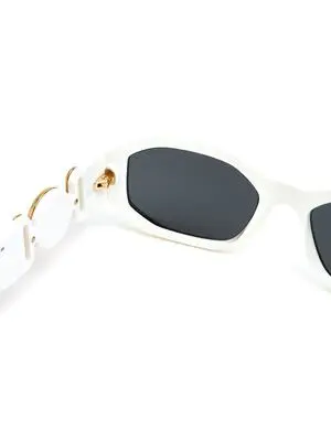 Versace Medusa Square-frame Sunglasses - White