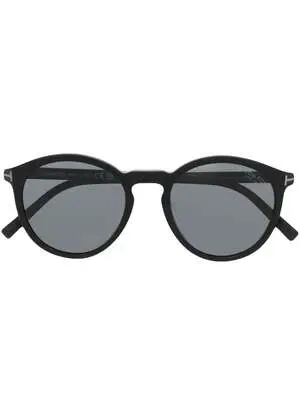 TOM FORD Round Frame Sunglasses - Black