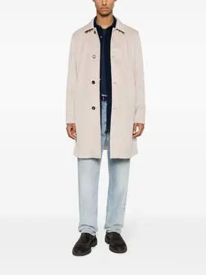 KIRED Single-breasted Midi Coat - Neutrals