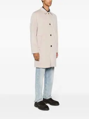 KIRED Single-breasted Midi Coat - Neutrals