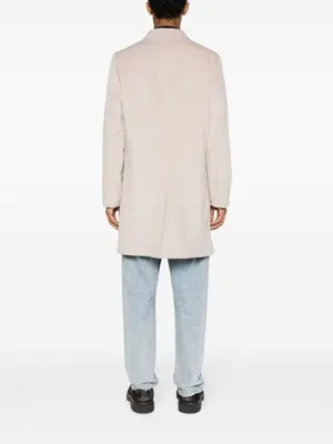 KIRED Single-breasted Midi Coat - Neutrals