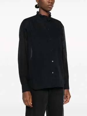 MARANT ETOILE Gamble Organic Cotton Shirt - Black