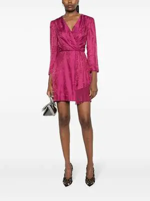 Saloni Abstract-pattern Silk Minidress