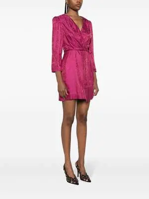 Saloni Abstract-pattern Silk Minidress