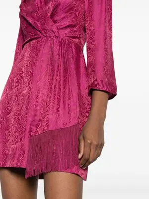 Saloni Abstract-pattern Silk Minidress