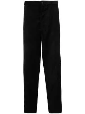 Comme Des Garçons Straight-leg Velvet Trousers