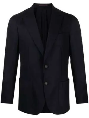 BAGNOLI SARTORIA NAPOLI Single-breasted Virgin Wool Blazer