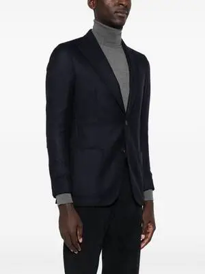 BAGNOLI SARTORIA NAPOLI Single-breasted Virgin Wool Blazer