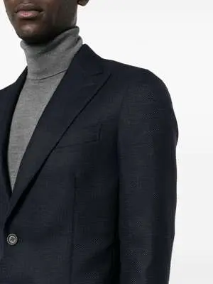 BAGNOLI SARTORIA NAPOLI Single-breasted Virgin Wool Blazer