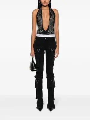 Dsquared2 Crystal-embellished Halterneck Body