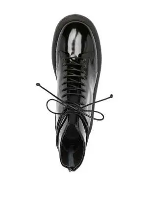 Marsèll 40mm Gommello Patent-finish Biker Boots