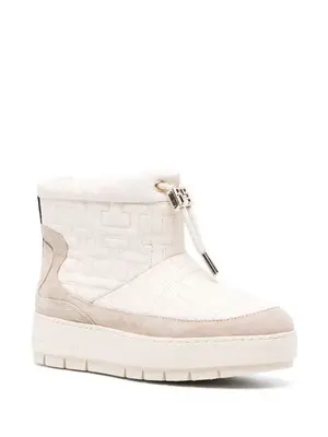 Tommy Hilfiger Monogram-jacquard Platform Snow Boots