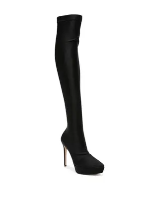 GIANVITO ROSSI 120mm Platform Over-the-knee Boots