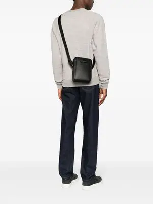 Calvin Klein Logo-plaque Faux-leather Crossbody Bag