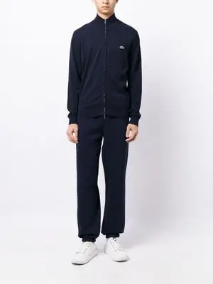 Lacoste Crocodile Logo-patch Fleece Track Pants