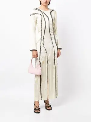 GANNI Lace-trim Maxi Dress