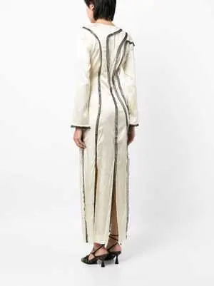 GANNI Lace-trim Maxi Dress