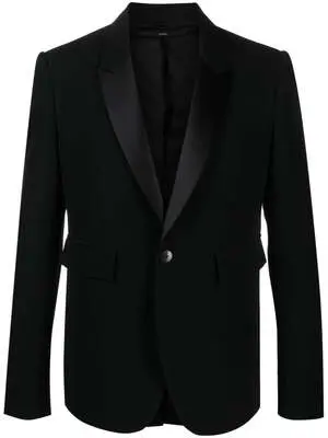 SAPIO Single-breasted Cotton-wool Blazer