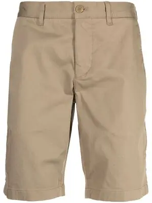 Lacoste Slim-cut Chino Shorts - Brown