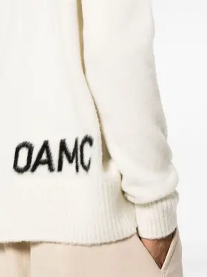 OAMC Intarsia-knit Logo Wool Jumper