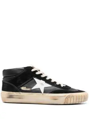 GOLDEN GOOSE Mid-star Leather Sneakers