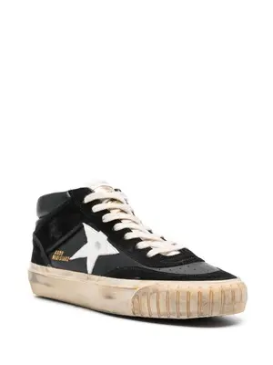 GOLDEN GOOSE Mid-star Leather Sneakers