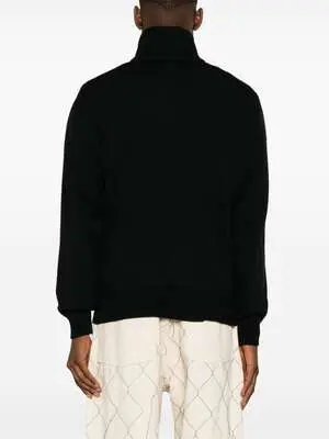 Gcds Intarsia-knit Half-zip Jumper