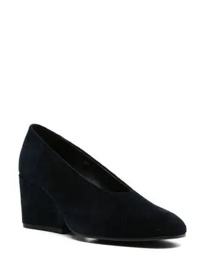 Comme Des Garçons 70mm Velvet Pumps