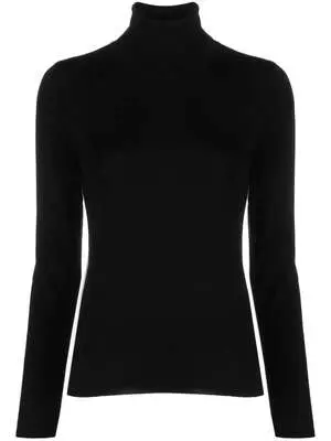 ZANONE Fine-knit High-neck Jumper - Black