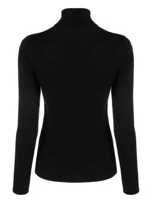 ZANONE Fine-knit High-neck Jumper - Black