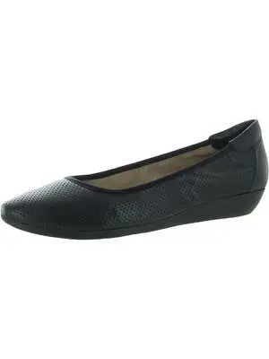 Naturalizer Vicki Womens Slip On Round Toe Ballet Flats - Black