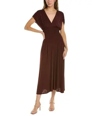 A.L.C. A. L.c. Demi Midi Dress - Brown