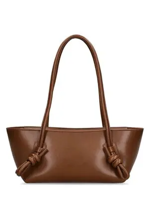 Hereu Fleca Knotted Leather Bag Bark