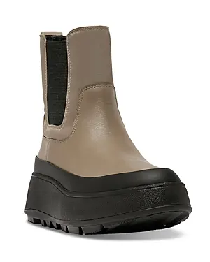 Fitflop F-mode Water Resistant Flatform Chelsea Boots