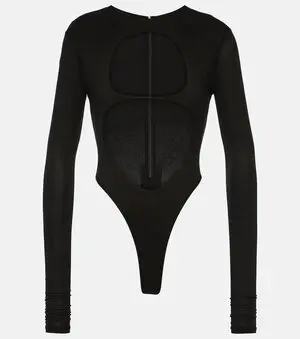 LAQUAN SMITH Cutout Bodysuit