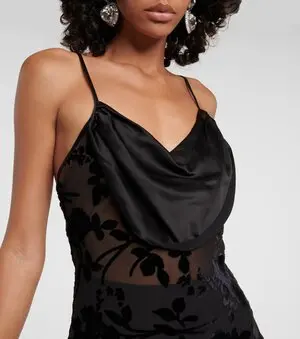 RODARTE Asymmetrical Bias Slip Dress