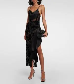 RODARTE Asymmetrical Bias Slip Dress